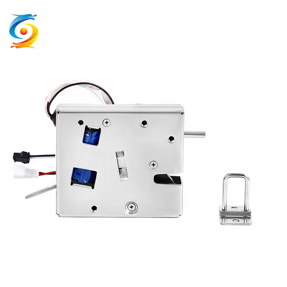 Silver Solenoid Lock Factory Carbon Steel Electric Control Lock System