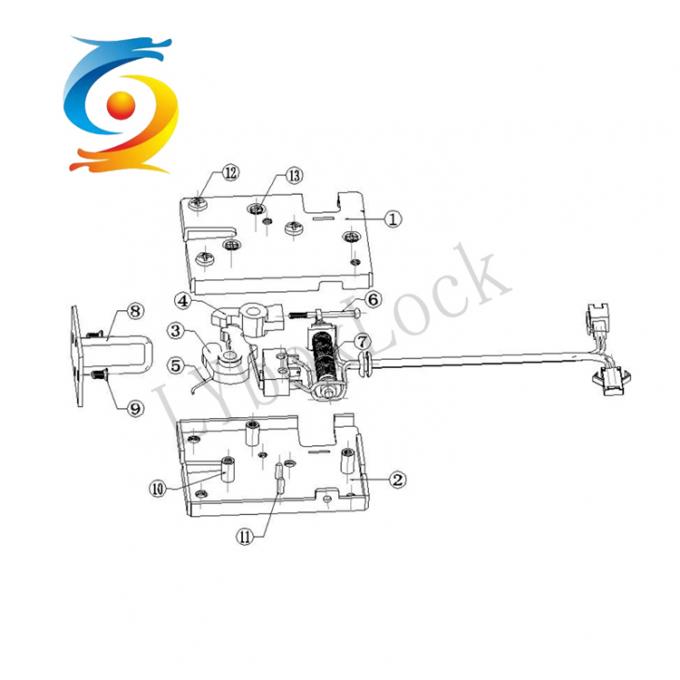 12v / 24v Electromagnetic Electric Cabinet Locks OEM Pulling Smart Lock
